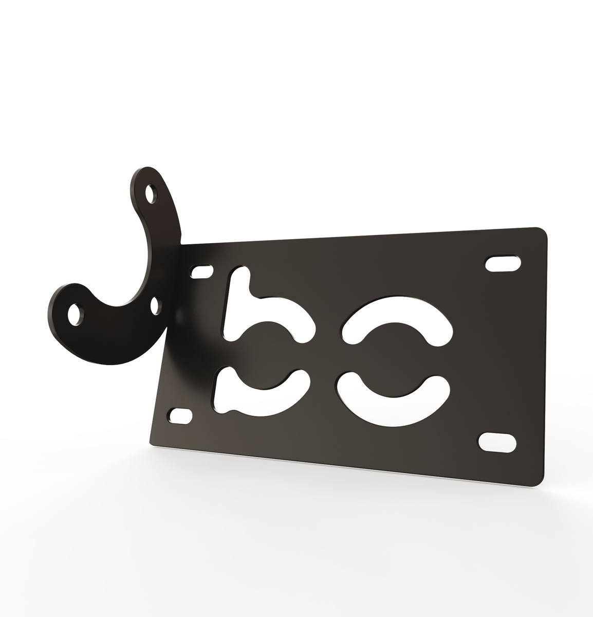 Custom Part Multi Fit Horizontal License plate bracket – BobberCycle