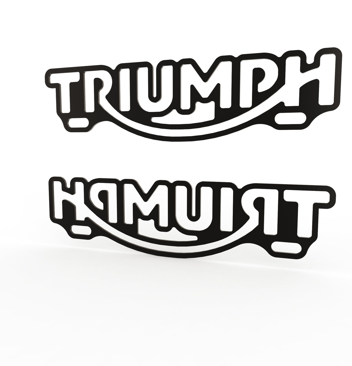 Triumph Bonneville T100 T120 Tank Emblems (Left & Right) – BobberCycle