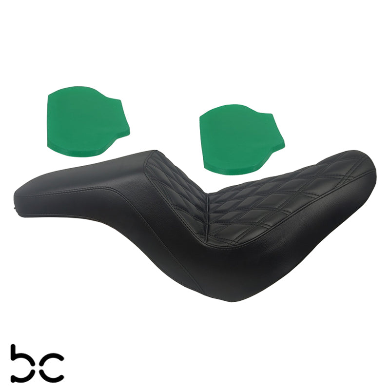 Harley Davidson Low Rider, Sport Glide Driver & passenger Gel pleated ...