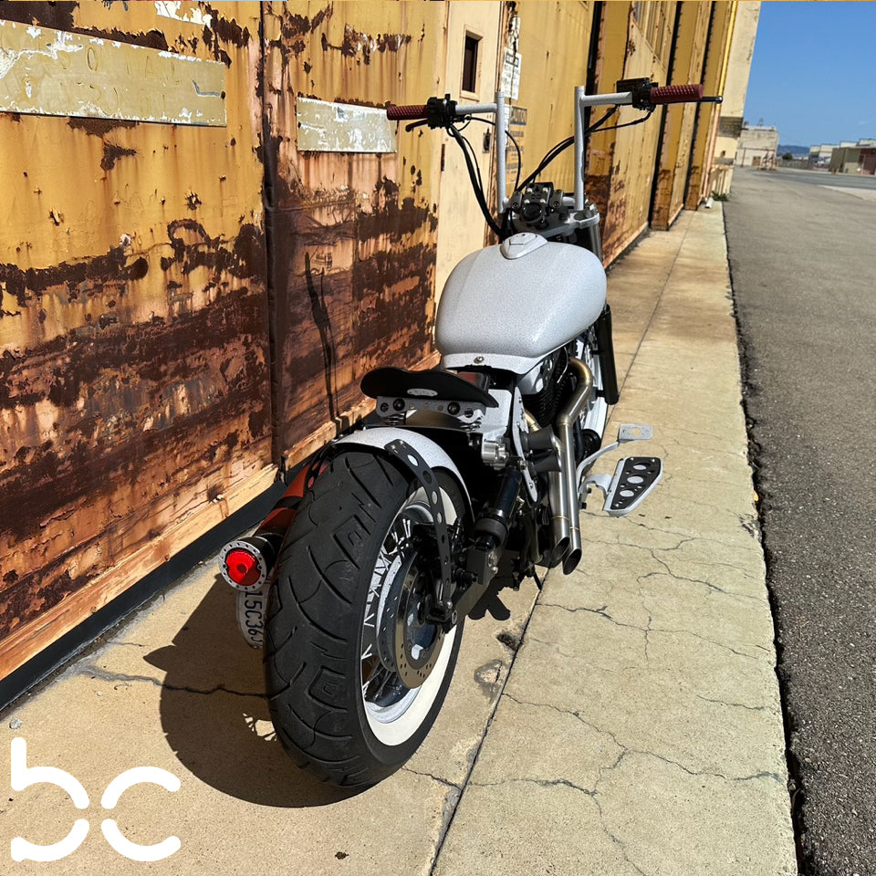 Honda Shadow VT1100c2 Rear (ALUMINUM) Fender Combo Kit (Rear Fender ...