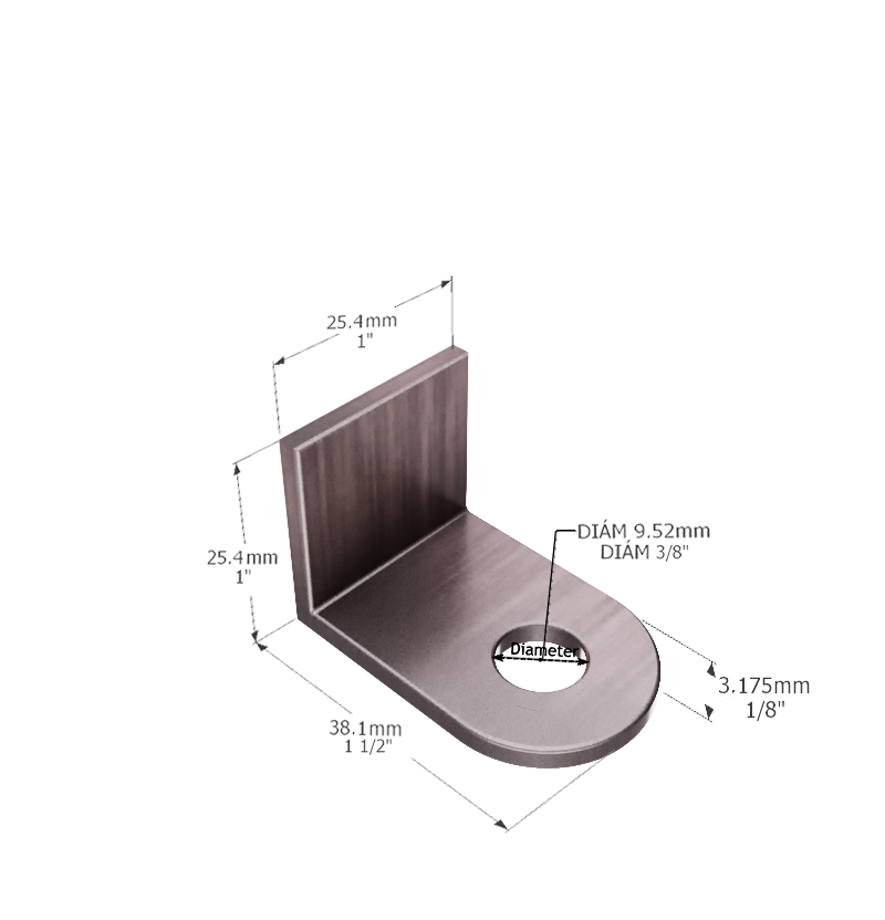 (10PCS)Weld On Steel Angle 90° Degree L Bracket (1” x 1.5” Tabs) (1” W ...
