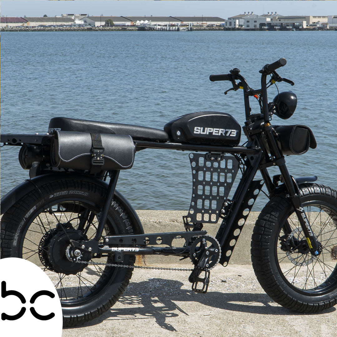 SUPER 73 S2 Custom Round Finned Grill Bobber Brake license plate Brake ...