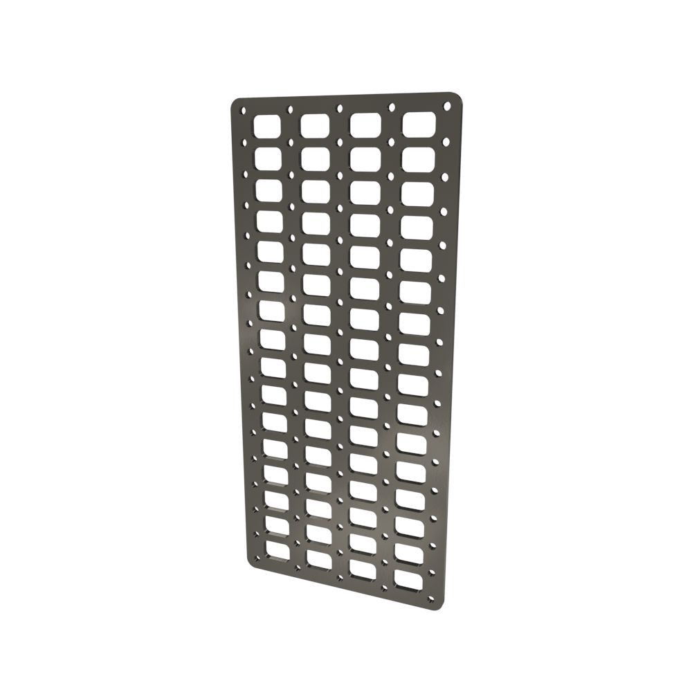 Multi-FIT Tactical Rigid MOLLE Panel (#2) 269mm x 594mm (RAW METAL ...
