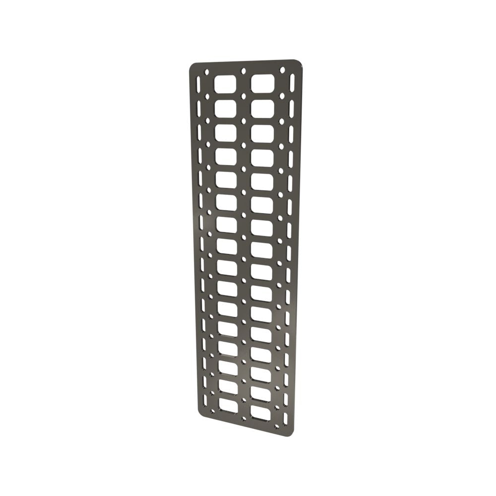 Multi-FIT Tactical Rigid Molle Panel (#3) 177mm x 594mm (RAW STEEL ...