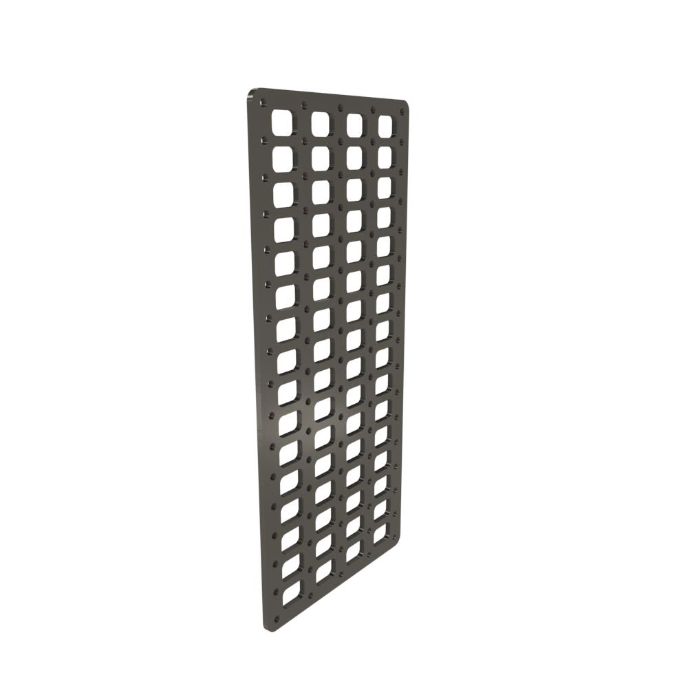 Multi-FIT Tactical Rigid MOLLE Panel (#2) 269mm x 594mm (RAW METAL ...