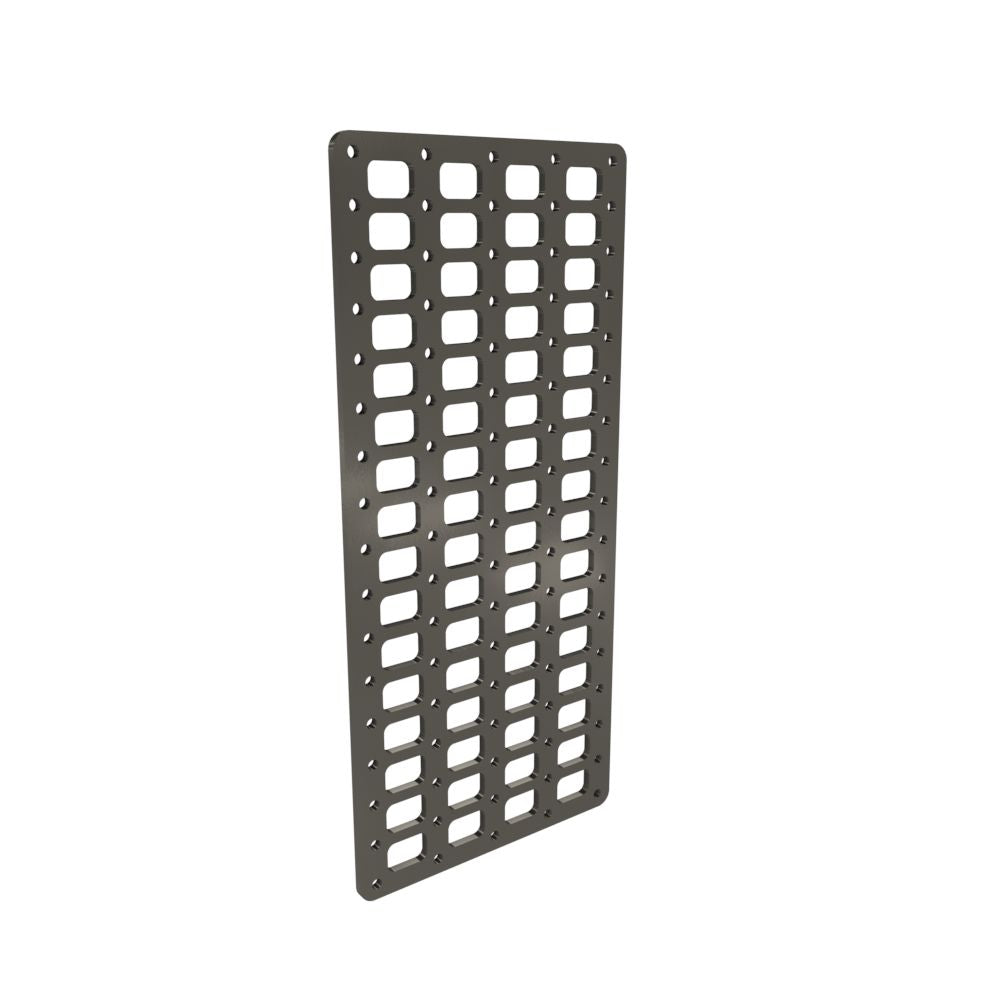 Multi-FIT Tactical Rigid MOLLE Panel (#2) 269mm x 594mm (RAW METAL ...