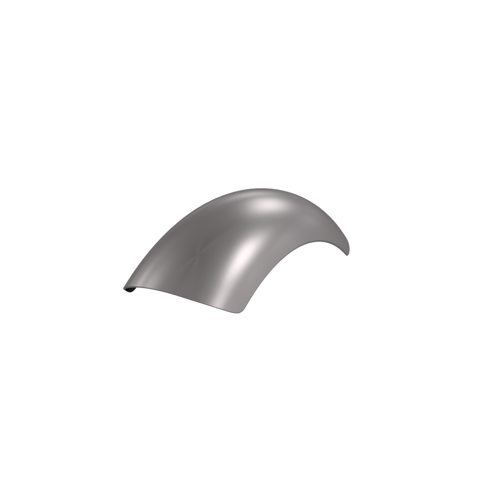7" 1-Piece Aluminum Rear Fender – BobberCycle