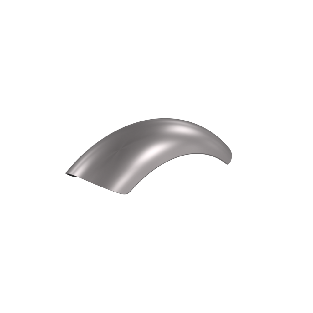 7" 1-Piece Aluminum Rear Fender – BobberCycle
